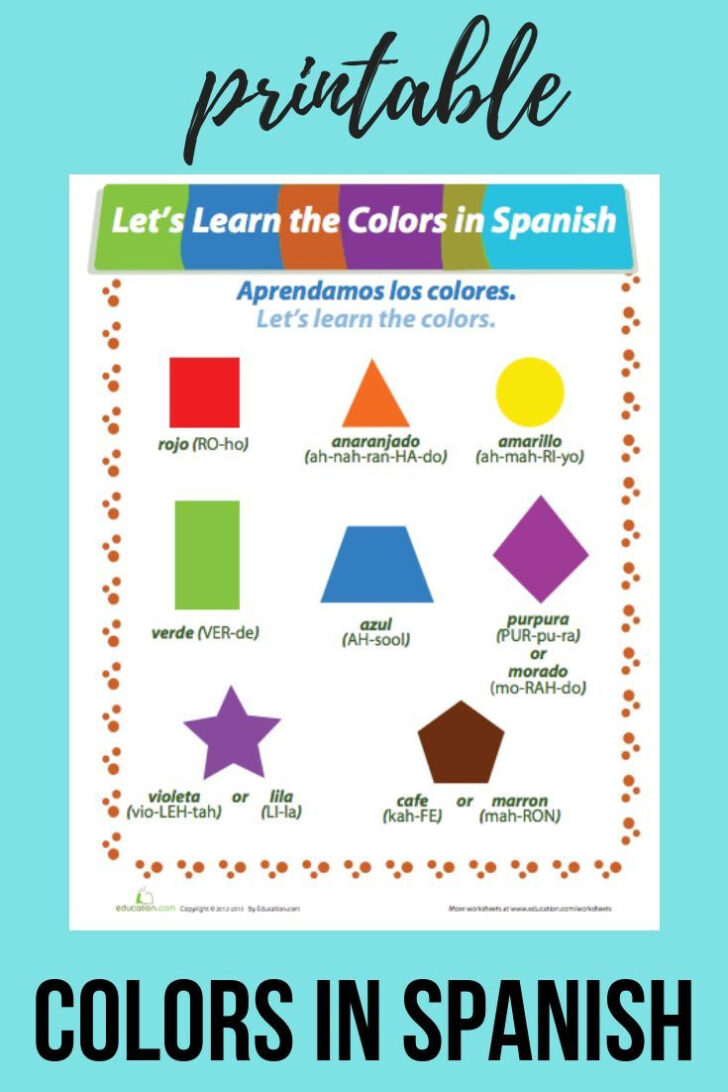 Bilingual Worksheets Printable | Peggy Worksheets
