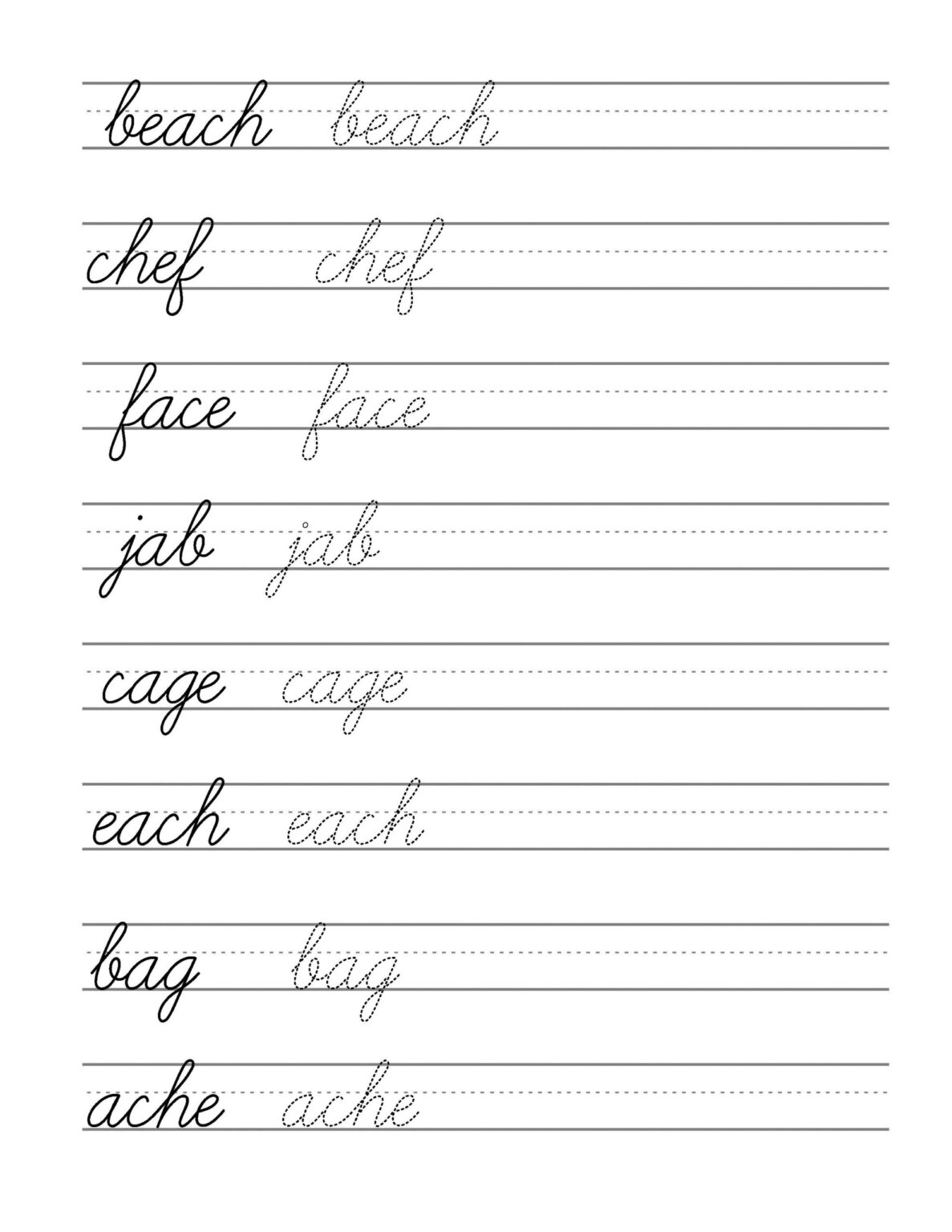 Create Cursive Worksheets Printable Peggy Worksheets