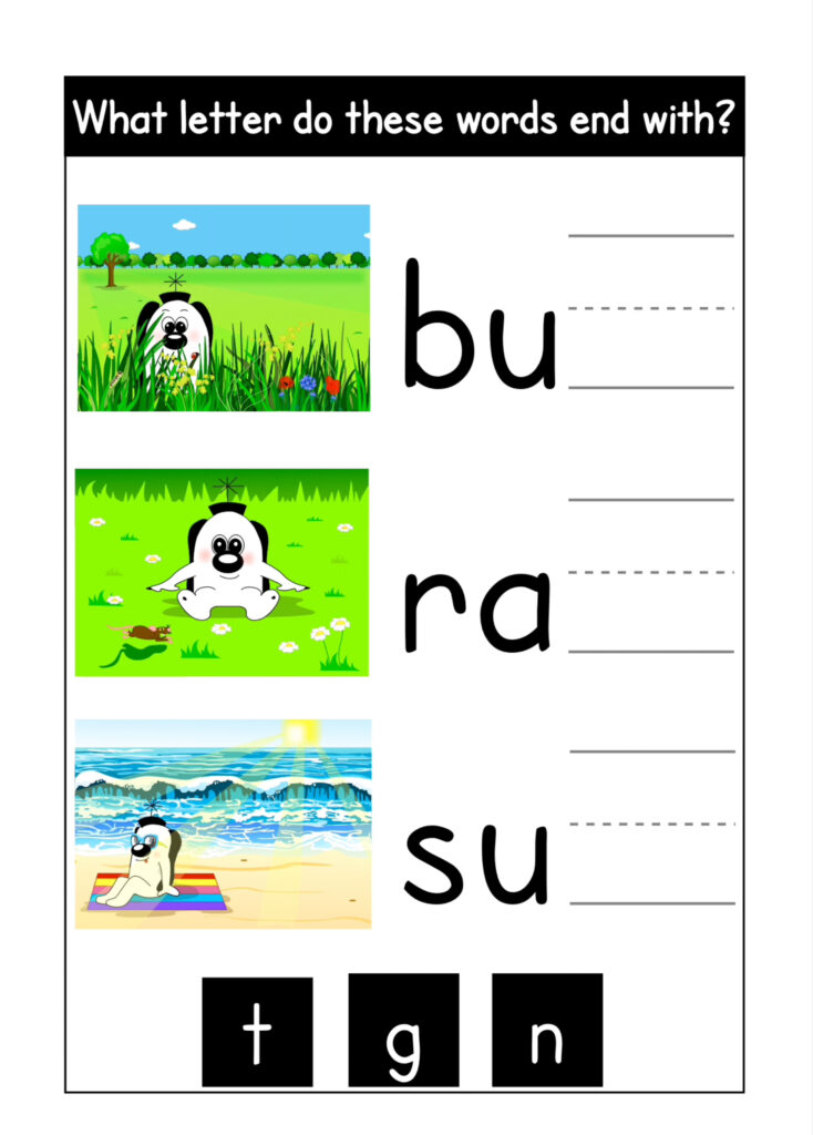 Fill In The Missing Letters In Words Printable Worksheets | Peggy ...