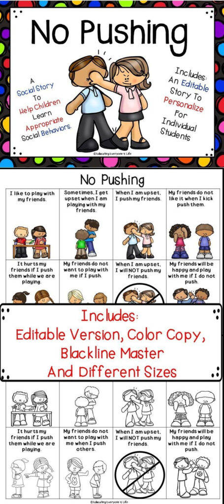 Free Printable Social Stories Worksheets | Peggy Worksheets
