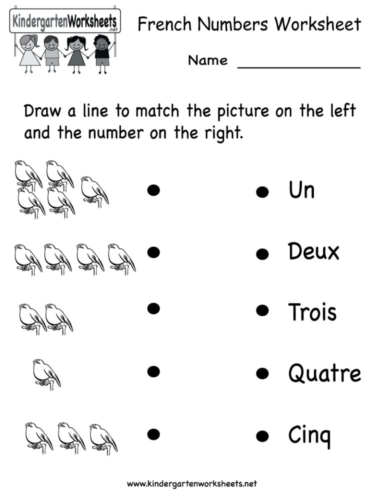 French Numbers 1 20 Printable Worksheets | Peggy Worksheets