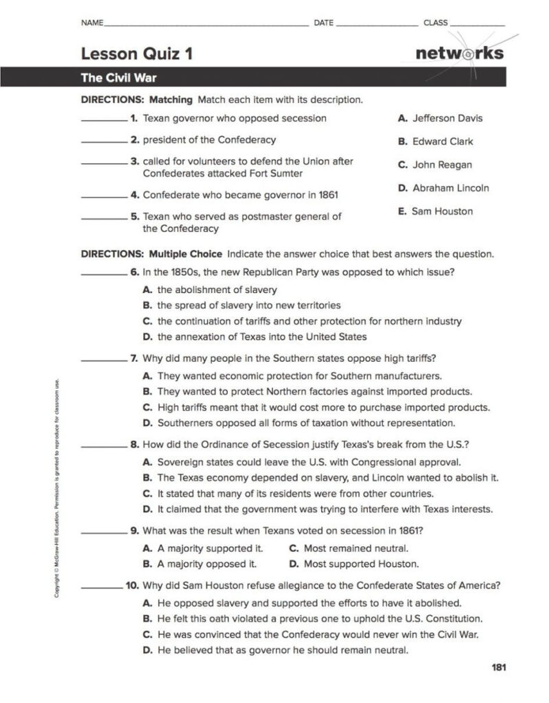 Ged Social Studies Printable Worksheets | Peggy Worksheets
