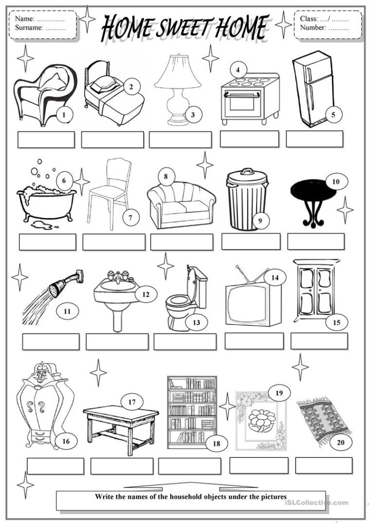 Home Worksheets Printables | Peggy Worksheets