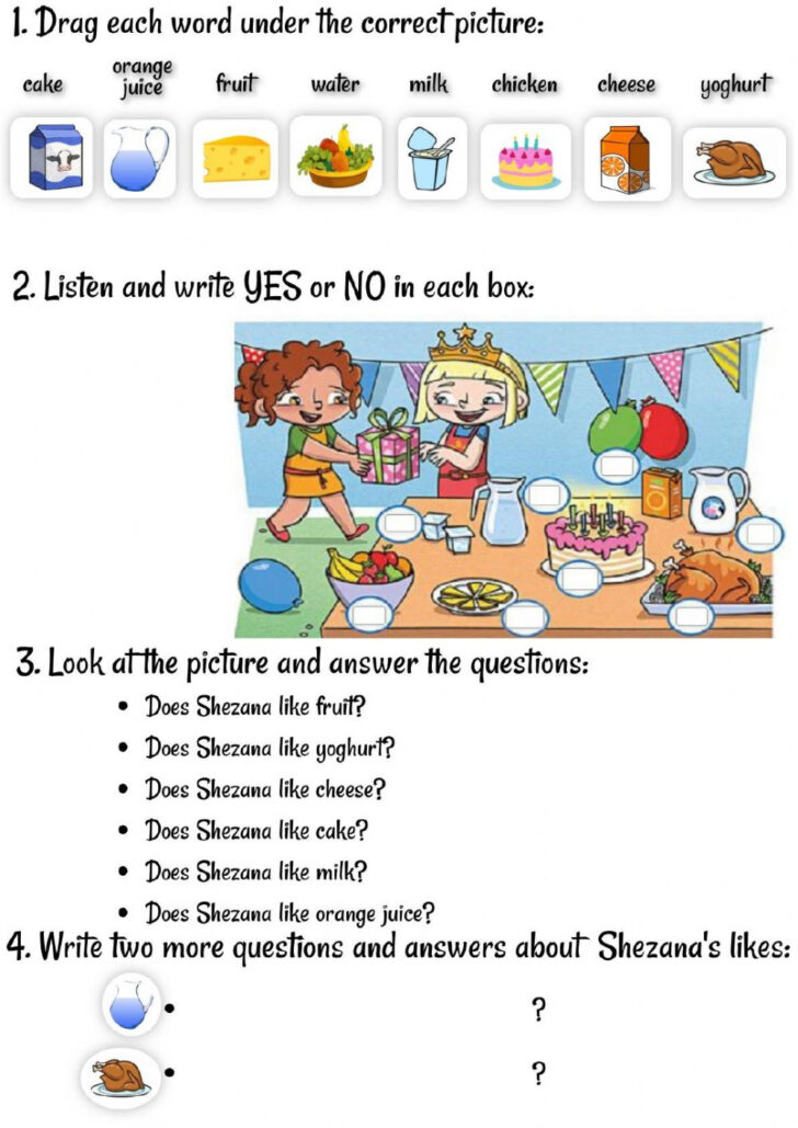 Likes And Dislikes Worksheets Printable | Peggy Worksheets