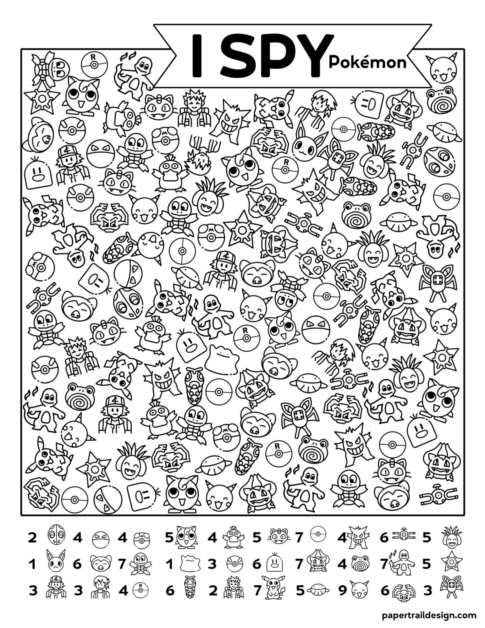 Pokemon Worksheets Printable | Peggy Worksheets
