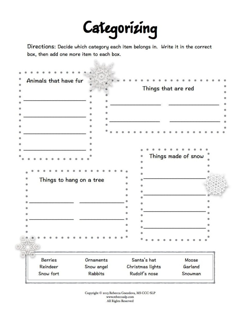 Printable Aphasia Worksheets | Peggy Worksheets