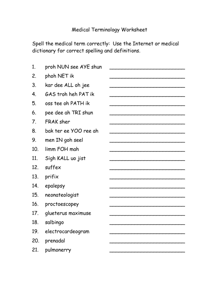 Printable Cna Worksheets | Peggy Worksheets