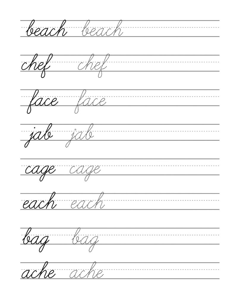 Printable Handwriting Worksheets Pdf | Peggy Worksheets