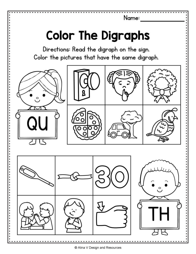 Qu Worksheets Printable | Peggy Worksheets