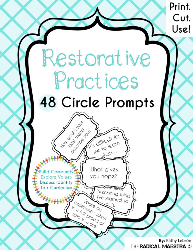 Restorative Justice Printable Worksheets | Peggy Worksheets