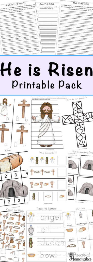 Free Christian Easter Worksheets | Peggy Worksheets
