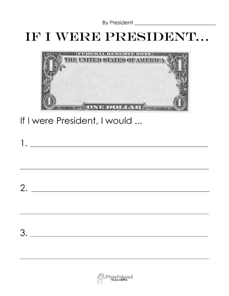 If I Were President Worksheet Kindergarten | Peggy Worksheets